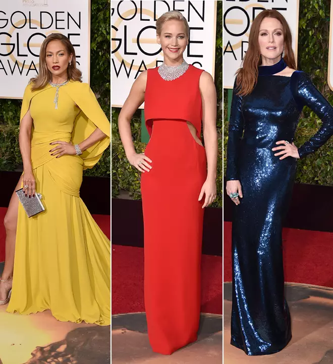 Berpakaian terbaik di Golden Globes 2016