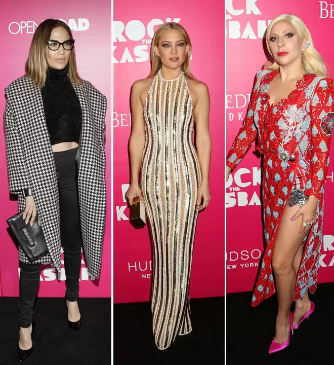 JLo, Kate Hudson thiab Lady Gaga hauv Rock the Kasbah