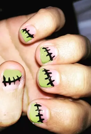 Manicure krok po kroku na Halloween