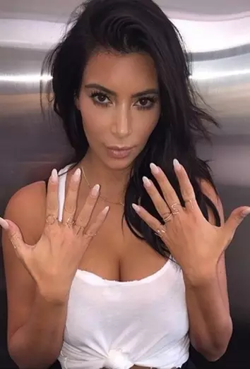 Kim Kardashian manicure
