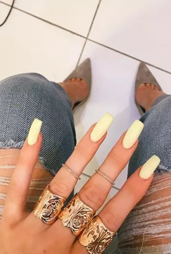 Kendis manicure: Kylie Jenners negle