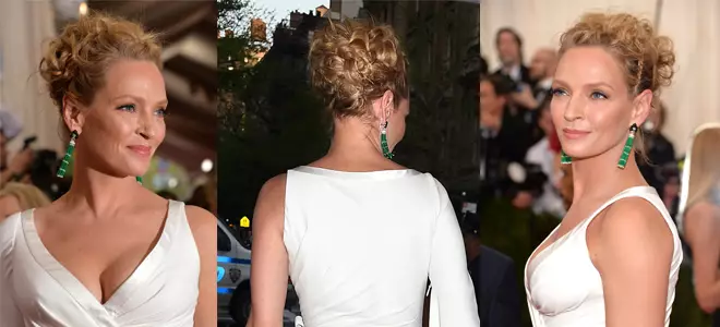 Uma Thurman, carane sumunar karo updo