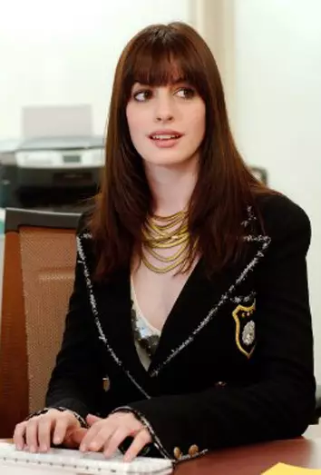 Anne Hathaway nieśmiała w Diabeł ubiera się u Prada