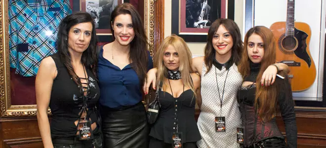 Pilar Rubio, během 20. výročí Hard Rock Café v Madridu.