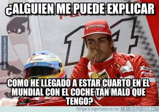 meme fernando alonso tu dikarî min rave bikî