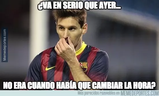 Messi u l-ħin jinbidlu