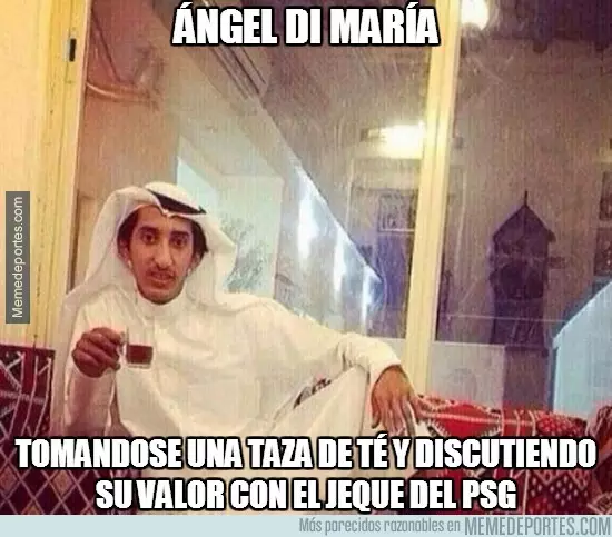 Meme Di Maria onderhandelt met PSG
