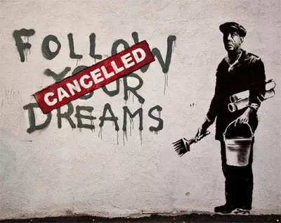 Grafiti terbaik Banksy.