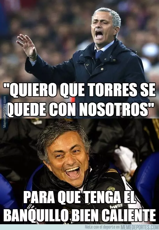 Mourinho en Fernando Torres