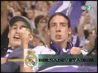 Rabid fan after a goal