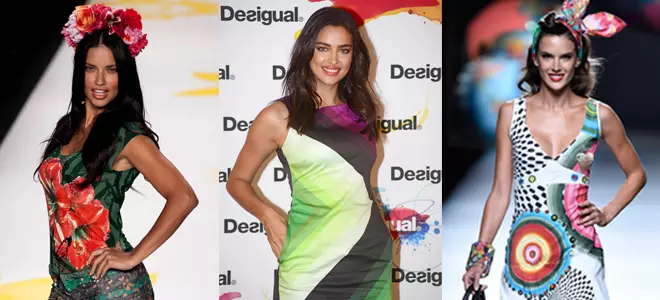 Adriana Lima, Irina Shayk i Alessandra Ambrosio, models de Desigual.