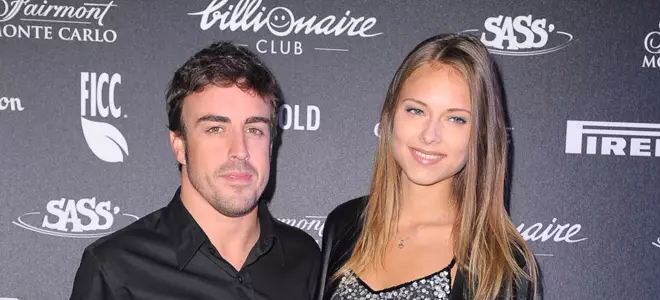 Fernando Alonso og hans kæreste, Dasha Kapustina.