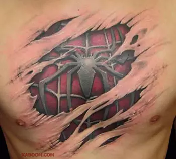 Isithombe se-tattoo yefilimu: Spiderman