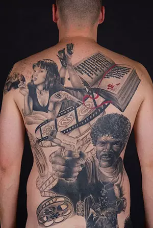 Litrato sa tattoo sa sine: Pulp Fiction