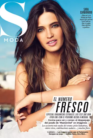 Sara Carbonero, cover of S Moda.