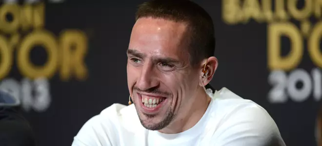 Ribery, Fransız sol kanat oyuncusu.