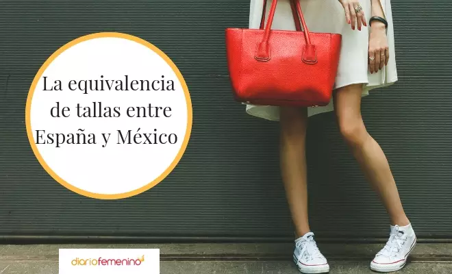 Rõivaste ja jalanõude suurused Mehhikos ja Hispaanias