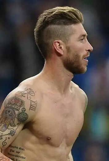 Sergio Ramos nya utseende.