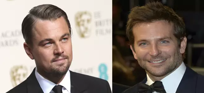 DiCaprio ir Bradley Cooperis, du 2014 m. „Oskarų“ dalyviai.