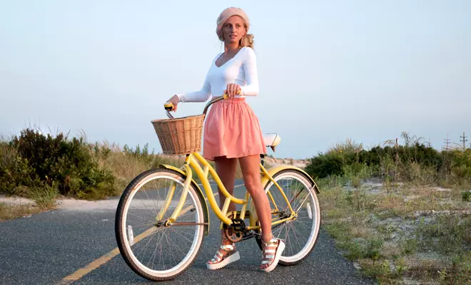 The ultimate trick for riding a bike with a skirt or dress
