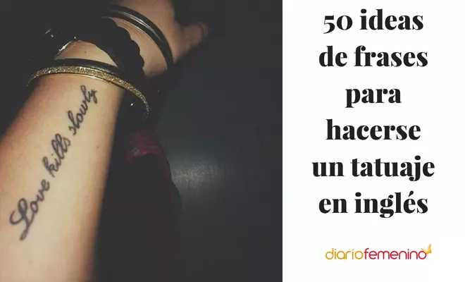 50 fraza za tetoviranje na engleskom s prijevodom na španski