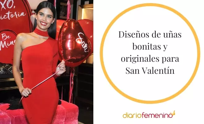 San Valentin egunerako 23 manikura: iltze erromantikoak, ederrak eta originalak