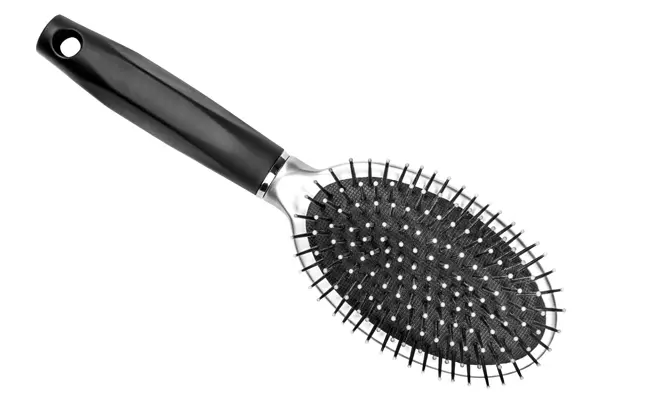 Padded hair brush