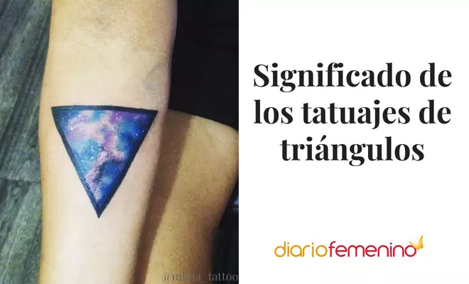 Hibal-i ang kahulogan sa triangle nga mga tattoo