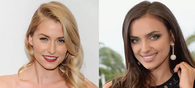 U-Lena Gercke no-Irina Shayk