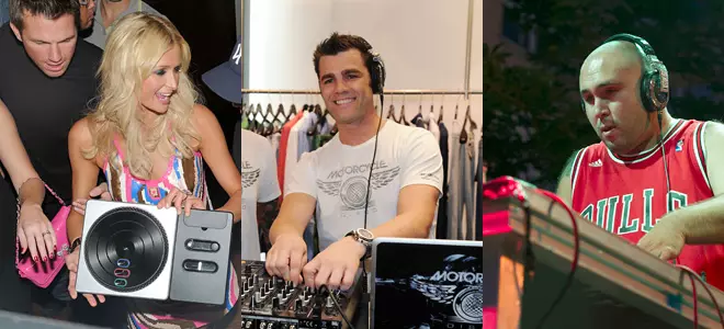 Kiko Rivera, Fonsi Nieto a Paris Hilton schléissen sech un der Moud fir en DJ ze sinn