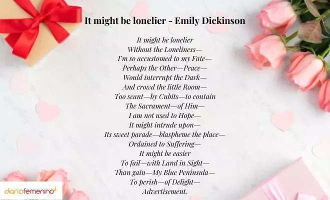 Их написала Эмили Дикинсон, одна из самых известных англоязычных поэтесс, чей перевод звучит так: «Я могла бы быть более одинокой». Но останавливайтесь не на этом, а на чувствах, которые Дикинсон показывает в каждом стихе, посвященном матери.