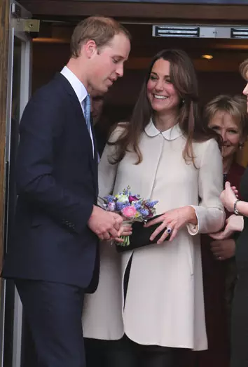 Kate Middleton hefur þegar fætt son sinn með Vilhjálmi prins