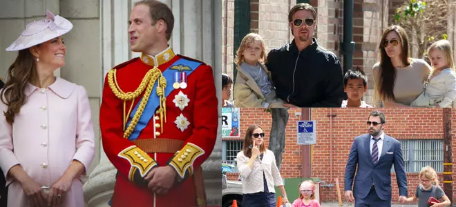 Ang sanggol ng Duke at Duchess ng Cambridge, William at Kate, ay nauugnay sa mga kilalang tao tulad nina Brad Pitt, Beyoncé o Count Dracula