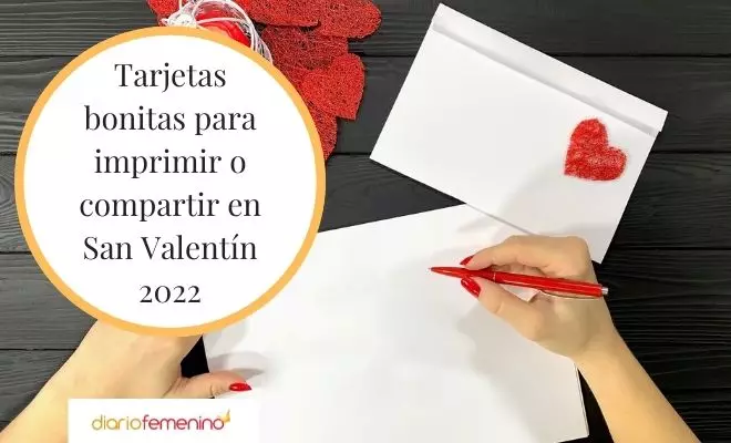 Cartes Saint Valentin 2022 à imprimer ou à envoyer : images originales