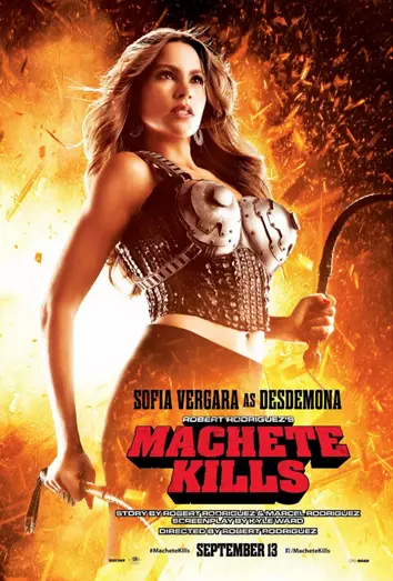 Sofía Vergara, den sexigaste skådespelerskan visar sina explosiva kurvor i Machete Kills