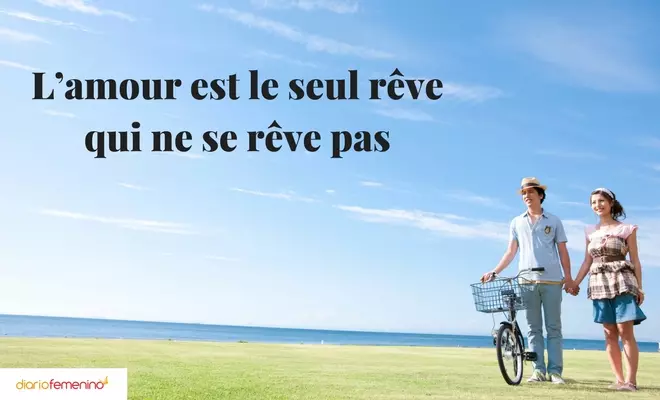Satz zum verlieben auf französisch