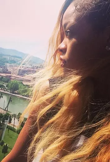 Rihanna mostra en Instagram a súa alegría por estar en Bilbao para un dos seus concertos en España