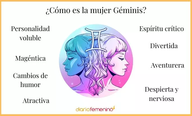 De mest karakteristiske egenskapene til personligheten og karakteren til Gemini kvinner