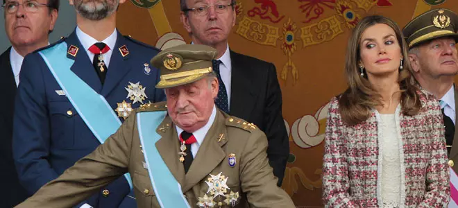 Letizia lan King Juan Carlos.