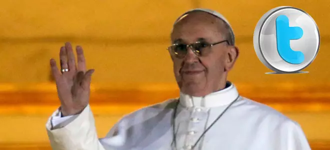 Jorge Mario Bergoglio ، يېڭى پاپا فىرانسىس ۋە Twitter دا