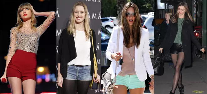 Taylor Swift, Miranda Kerr, Alessandra Ambrosio... Hoe een korte broek te dragen 35688_1