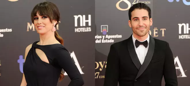 Blanca Suarez na Miguel Angel Silvestre na 2013 Goya Awards gala