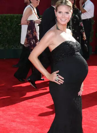 Heidi Klum várandós az Emmy-díjon
