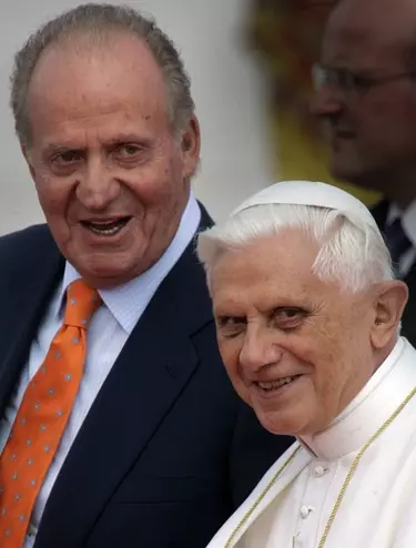 XVI. Benedek és Juan Carlos király