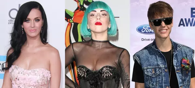 Katy Perry, Lady Gaga da Justin Bieber sun fafata a gasar MTV Music Video Awards na 2011 38457_1