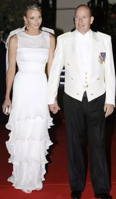 Charlene Wittstock en Albert van Monaco
