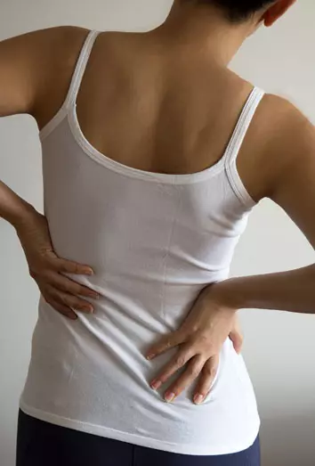 back pain from depression