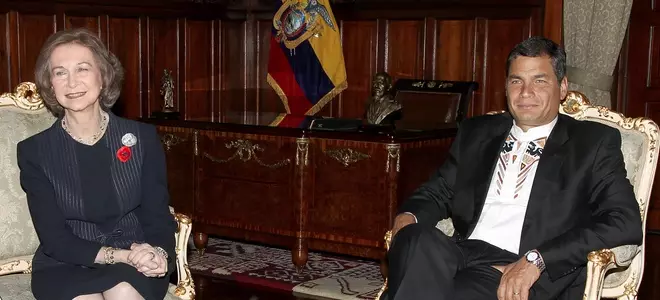 המלכה סופיה מבקרת באקוודור כדי לפקח על פרויקטים של שיתוף פעולה