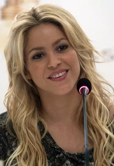 Shakira em seu show no Chile