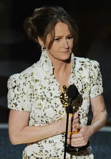 Yo sansi 'fucking' nan diskou Melissa Leo nan Oscars 2011 yo